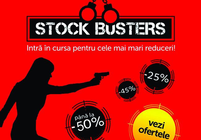 Stock Busters de toamna: reduceri pana la 50% - TehnoNews.ro