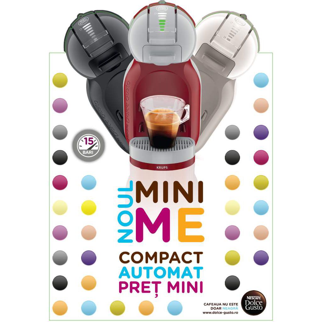 Espressor NESCAFE Dolce Gusto Mini-Me KP1205: Micul vrajitor - TehnoNews.ro